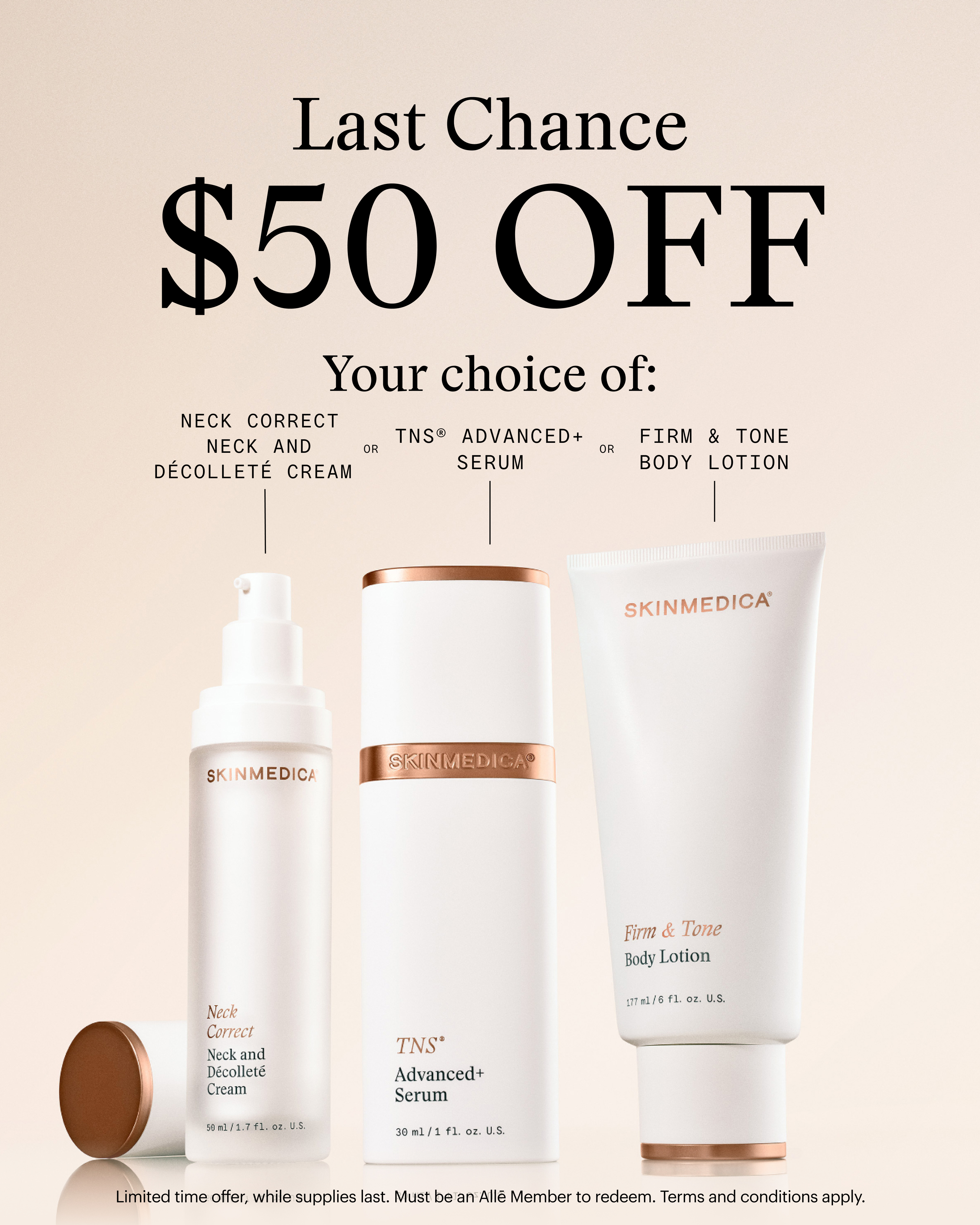 SkinMedica® – $50 Off Select Products – Social Posts – Allergan Brandbox